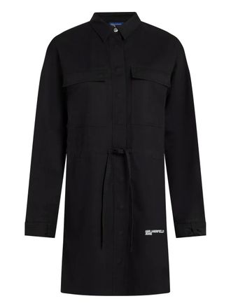 Karl Lagerfeld robe-chemise Utility - Noir