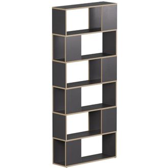 Vicco Séparation de pièce Eneos, anthracite/chêne, 80x186cm, Vicco