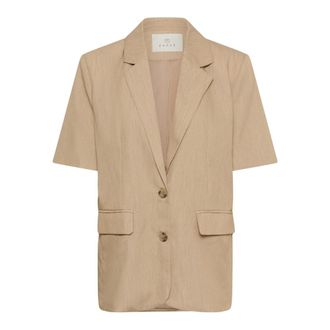 Kaffe Kajulie Blazer - Femme - Vestes - Beige - Taille: 42 FR