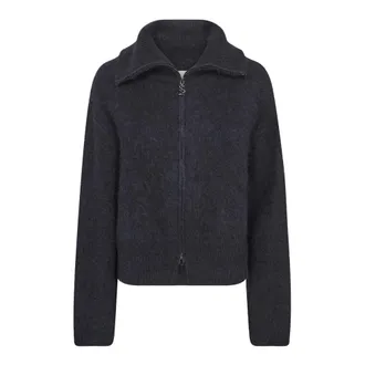 Mos Mosh MOS Mosh, Femme, Pulls, Bleu, Taille: 42 FR MMAlmine Cardigan en maille