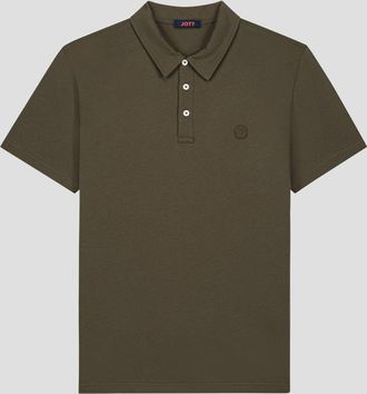 Jott Polo en coton biologique Army Lavan - Taille S