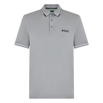 HUGO BOSS Paul Pro Piqu&eacute; Polo - - Tops - Herren - Grau - S
