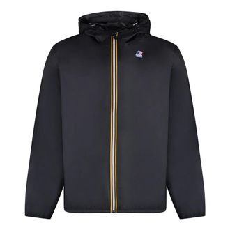 K-Way Claude Hooded Nylon Jacket - - Sweatshirts & Hoodies - Herren - Schwarzk - 2XL