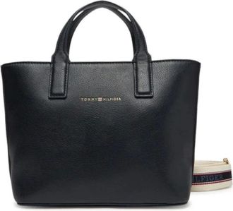 Tommy Hilfiger Femme, Sacs, Bleu, Taille: ONE Size Logo Webbing Strap Tote Bag
