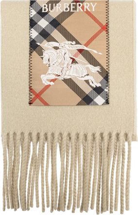 Burberry Homme, Accessoires, Beige, Taille: ONE Size &Eacute;charpe en cachemire &agrave; motif check