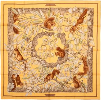 Herm&egrave;s T&uuml;cher & Schals - Scarf - Gr. unisize - in Gelb - f&uuml;r Damen