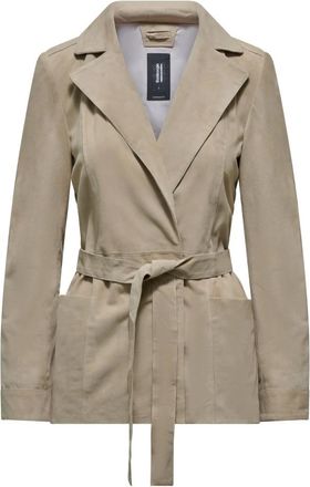 Bomboogie Femme, Vestes, Gris, Taille: 46 FR Keja Leather Blazer