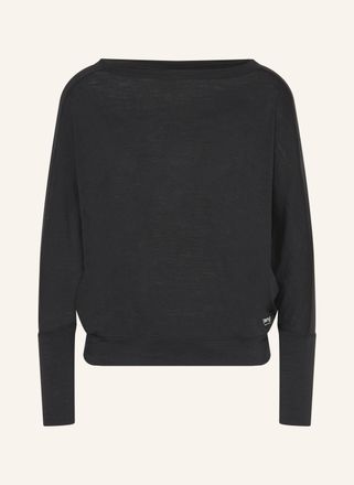 super.natural Funktionsshirt Kula Mit Merinowolle schwarz