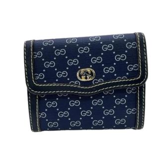 Gucci Portefeuille Pre-owned MicroGuccissima (bi-pli) - Femme - Pre-owned - Bleu - Taille: ONE Size