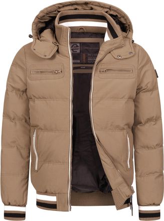 Indicode Herren Marlon Steppjacke in Daunenjacken-Optik | Winterjacke Übergangsjacke Cub, XL
