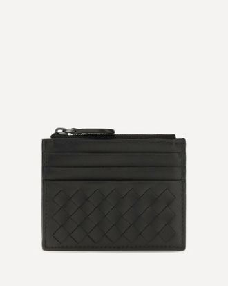 Bottega Veneta Intrecciato zip Card Holder Female UNI