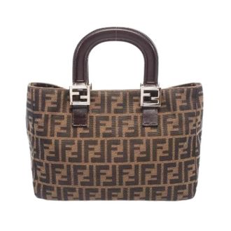 Fendi Pre-owned Sac cabas en toile et cuir Zucca - Femme - Pre-owned - Brun - Taille: ONE Size