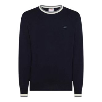 Sun 68 Rundhals-Strickware - - Knitwear - Herren - Blau - S
