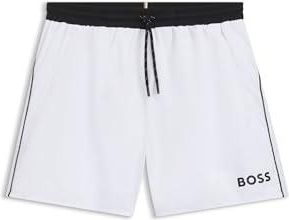 BOSS Hommes Starfish Short de Bain &agrave; s&eacute;chage Rapide et Logo imprim&eacute;