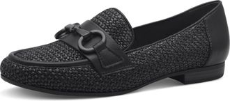 Jana Damen Slipper Runde Spitze Vegan, Schwarz (Black), 38 EU
