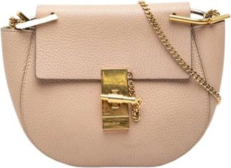 Chlo&eacute; Sac bandouli&egrave;re Drew Pre-owned - Femme - Pre-owned - Beige - Taille: ONE Size
