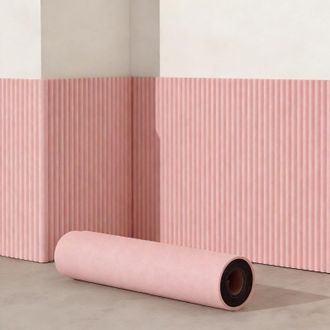 Generic Selbstklebende Gepolsterte Wandpaneele, Anti-Kollisions-Wandpolsterung f&uuml;r Fitnessstudio Schlafzimmer Wohnzimmer Tanzstudio Indoor-Basketballplatz(Ros