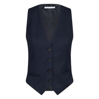 Mar De Margaritas Femme, Vestes, Bleu, Taille: 36 FR Agata Vest