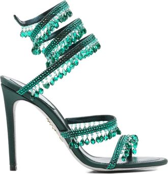 Rene Caovilla Chandelier Sandalen 105mm - Grün