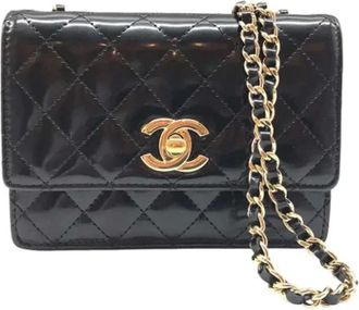 Chanel Pre-owned Tissu sacs-chanel - Femme - Pre-owned - Noir - Taille: ONE Size