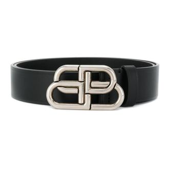 Balenciaga BB Large Belt - - Accessories - Herren - Schwarzk - 85 CM
