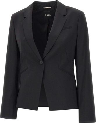 HUGO BOSS Femme, Vestes, Noir, Taille: 42 FR Blazer Jia9