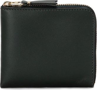 Comme Des Gar&ccedil;ons Femme, Accessoires, Noir, Taille: ONE Size Portefeuille Vert Fonc&eacute; avec Fermeture &Eacute;clair Dor&eacute;e