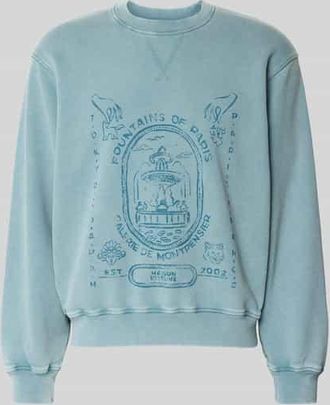 Maison Kitsun&eacute; Oversized Sweatshirt mit Statement-Print