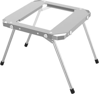 Generico Tragbarer Klapptisch f&uuml;r Camping, leichtes und tragbares K&uuml;chenwerkzeug aus Aluminiumlegierung, Beistelltisch f&uuml;r drau&szlig;en und Camping, f&uuml;r Treffen von