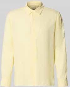 Calvin Klein Regular Fit Freizeithemd aus Leinen-Lyocell-Mix