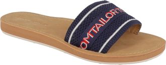 Tom Tailor Damen 5391604 Flacher Slipper, Navy, 41 EU