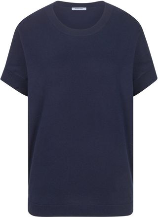 Peter Hahn Rundhals-Pullover aus 100% SUPIMA-Baumwolle Peter Hahn blau