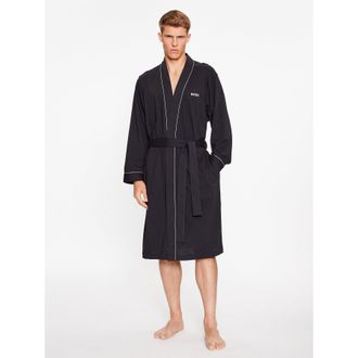 HUGO BOSS Bademantel Xmas Kimono 50485920 Schwarz