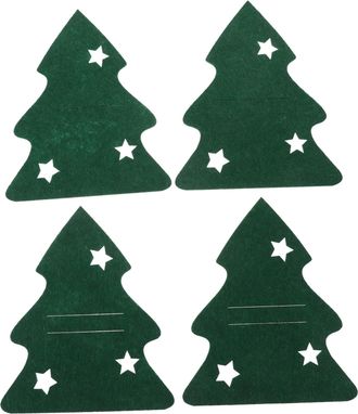 Cabilock 8 Stücke Weihnachten Baum Besteck Dekorative Geschirr Taschen für Party