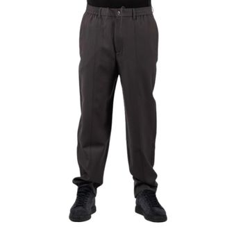 Emporio Armani Ma&szlig;geschneiderte Wollhose - - Trousers - Herren - Grau - S