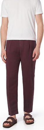 Strellson Herren Bundfaltenhose rot