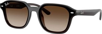 Ray-Ban Quadratische Sonnenbrille RB4458D, Braun