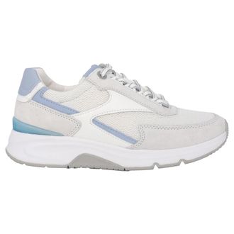 Gabor Wei&szlig;er Mix Rollender Sneaker f&uuml;r Frauen - - Shoes - Damen - Wei&szlig; - 37 1/2 EU