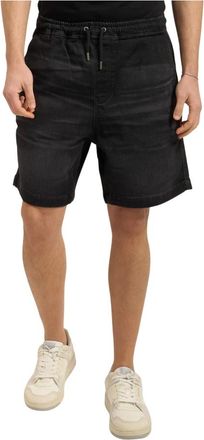 Guess Homme, Shorts, Noir, Taille: W32 Denim Bermuda Shorts