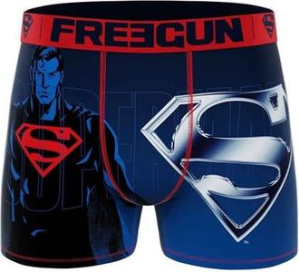 Freegun Boxer Homme Microfibre DC Comics Superman (L, Blue DC25)