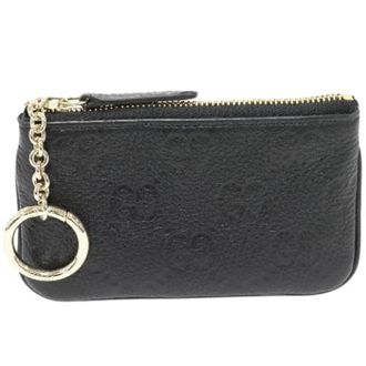 Gucci Pre-owned Cuir petite-maroquinerie - Homme - Pre-owned - Noir - Taille: ONE Size