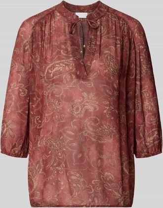 Jake*s Regular Fit 3/4-Bluse mit Paisley Muster