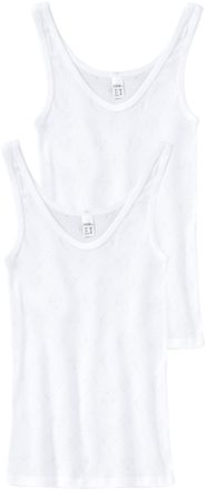 Speidel Achselhemd SPEIDEL Nora, Damen, Gr. 44, N-Gr, wei&szlig;, Jaquard, Obermaterial: 100% Baumwolle, unifarben, k&ouml;rpernah, tiefer Rundhals, Unterhemden, Keine s