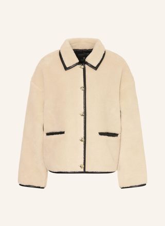 Anine Bing Anine Bing Teddyfell-Jacke Camden beige