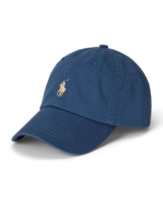 Ralph Lauren Cap aus Baumwoll-Twill mit Pony-Stickerei in