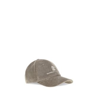 Brunello Cucinelli Mens Beige Cotton Cap (baseball Hat)