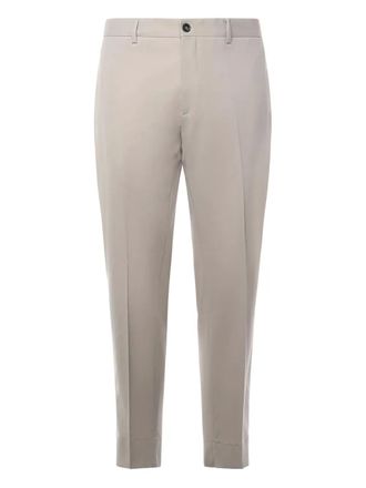 Be Able pantalon en laine &agrave; boutonni&egrave;re - Tons neutres