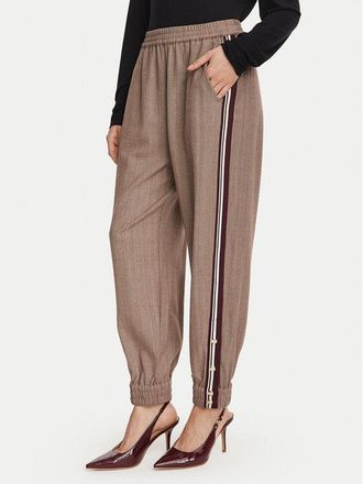 Liu Jo Stoffhose TF6150 T692A Braun Regular Fit