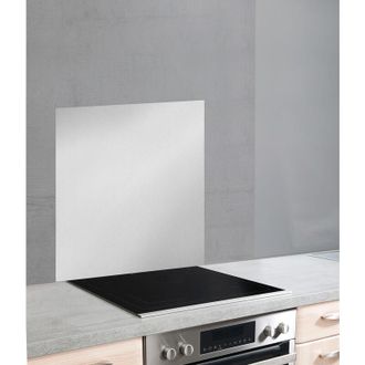 WENKO Glasr&uuml;ckwand Silber 60 x 70 cm, 60 x 70 cm, Silber gl&auml;nzend, Geh&auml;rtetes Glas silber - silber gl&auml;nzend - Wenko