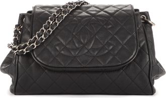 Chanel Crossbody Bags - Vintage Timeless Accordion Flap - Gr. unisize - in Schwarz - für Damen